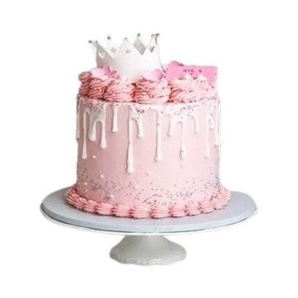 Delightful Baby Girl Pink Cake at Mister Berry Dubai