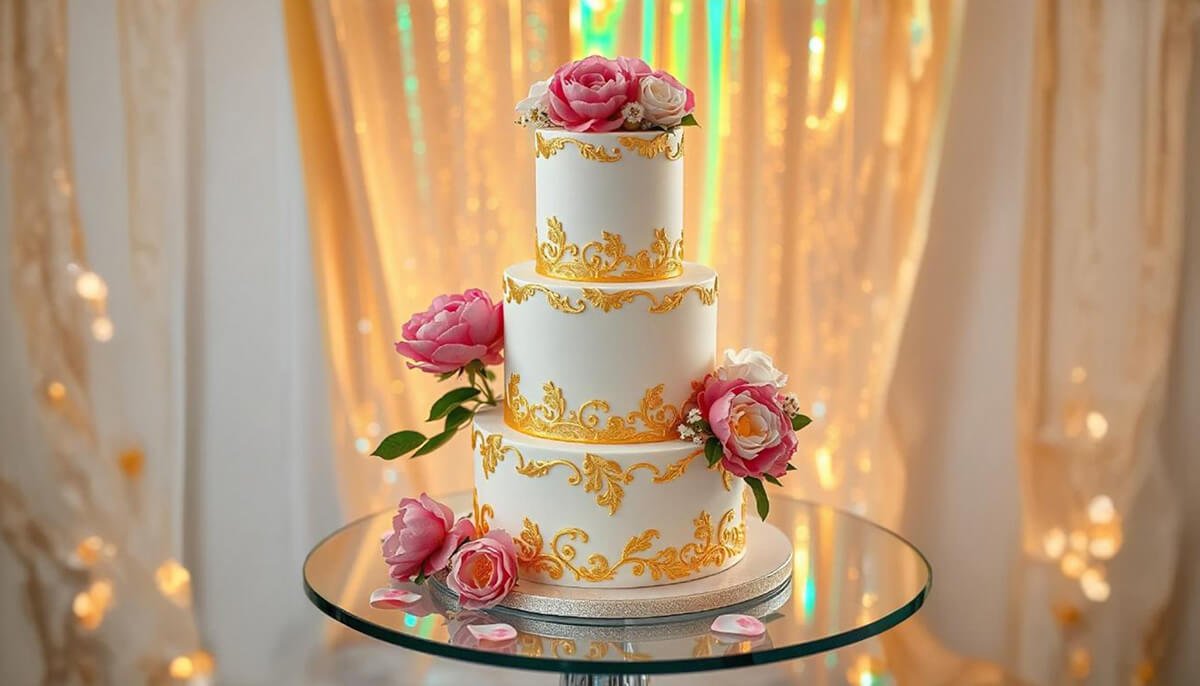 Discover the Elegance of Our White Gold Cake: A Dream Cake for Every ...