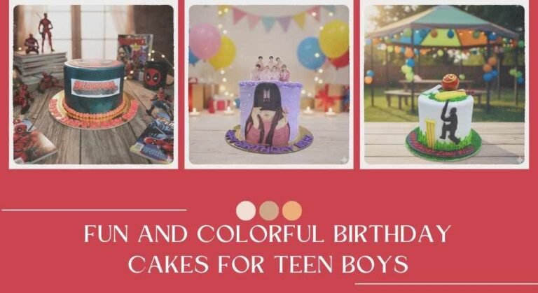 Fun and Colorful Birthday Cakes for Teen Boys | Mister Berry Dubai